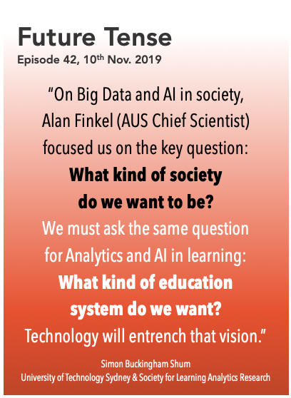 Designing human-centred analytics & AI for education | UTS:CIC